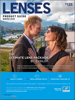 Winter Lenses Guide features Essilor's Ultimate Lens Package