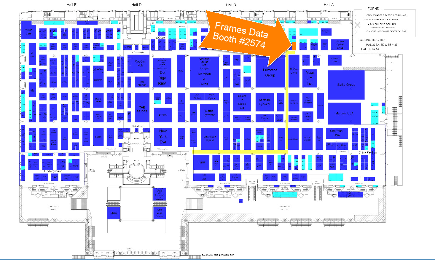 Spin the Wheel at Vision Expo East booth #2574