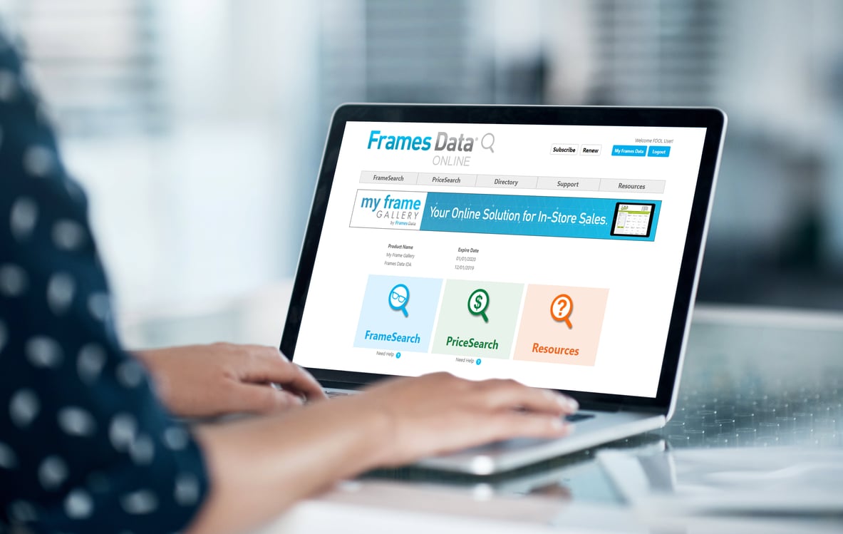Take a Tour of Frames Data Online